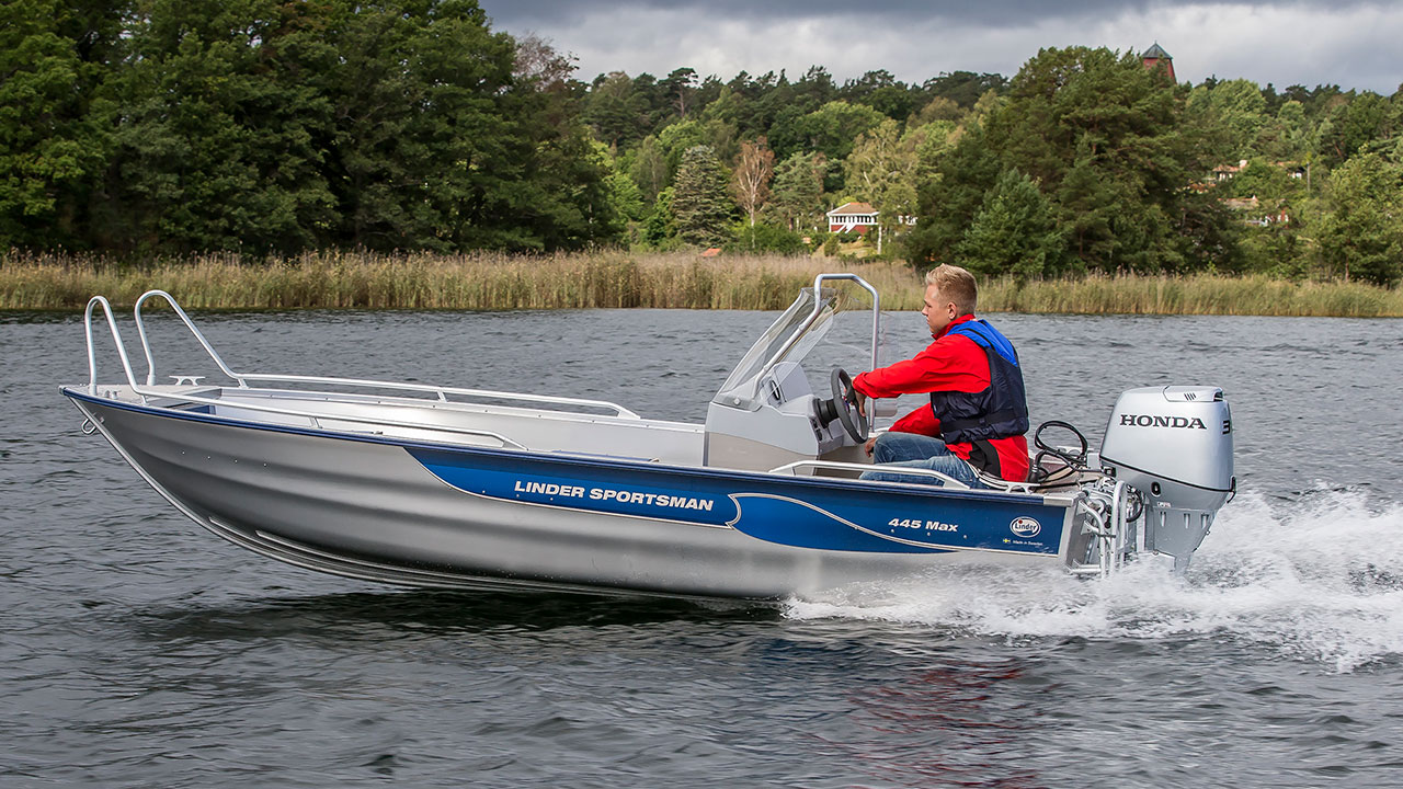 LINDER 445 SPORTSMAN MAX - Bilder, filmer, priser, mm - Marindepån
